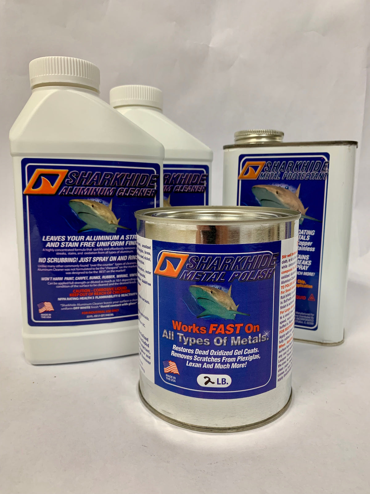 Sharkhide Cleaning Kit: Clean, Polish & Protect Aluminum - Sharkhide Store